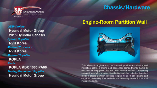 CH Engine Room Partition Wall - 2015 Display Plaque – SPE Automotive ...