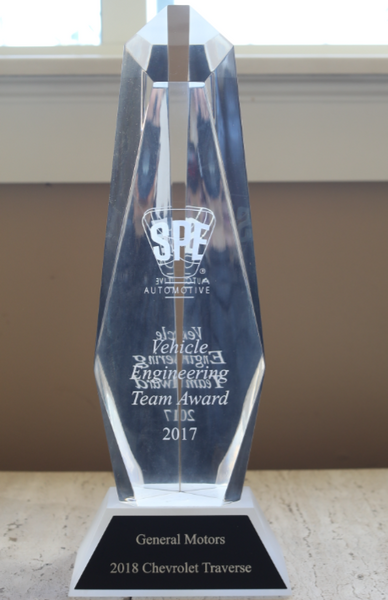 2017 Vehicle Engineering Team Award: 2018 Chevrolet Traverse – SPE ...